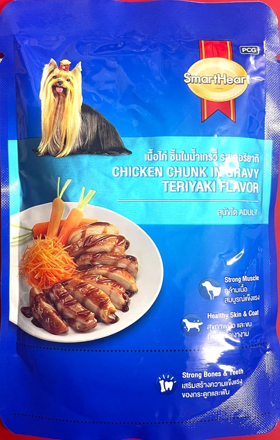 SmartHeart Adult Chicken Chunk In Gravy Teriyaki Flavor 80g